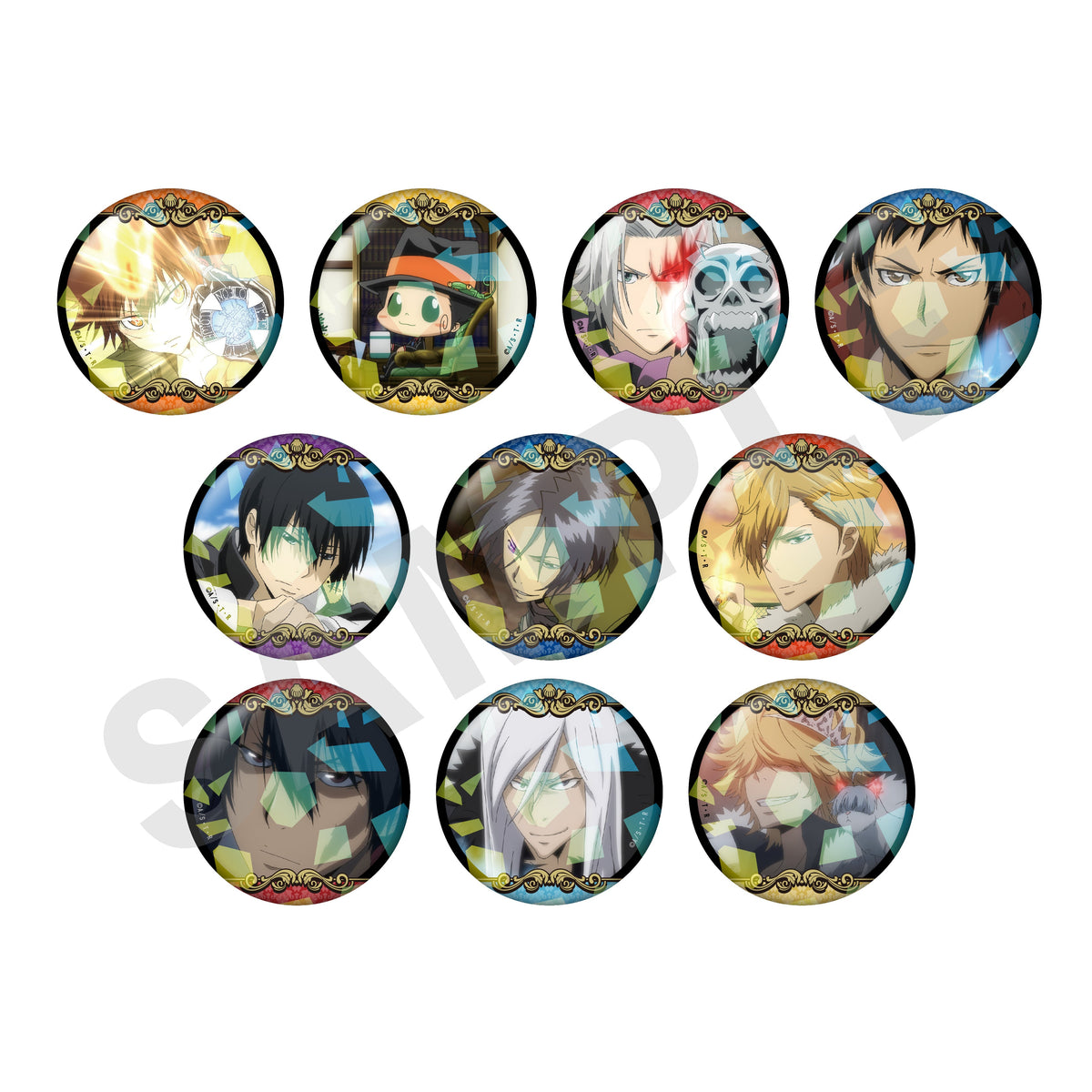 【単品】「家庭教師ヒットマンreborn」 ～favorite Series～ キラキラトレーディング缶バッジ（全10種）｜アニメバコ【心